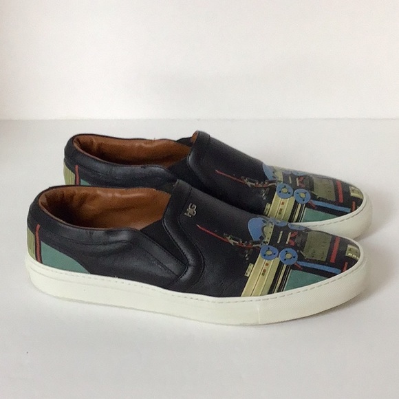 Givenchy | Shoes | Givenchy Leather Cyborg Robot Sneakers Hdg Logo ...